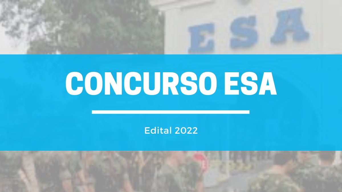 Concurso ESA 2022 Edital | EnConcursos