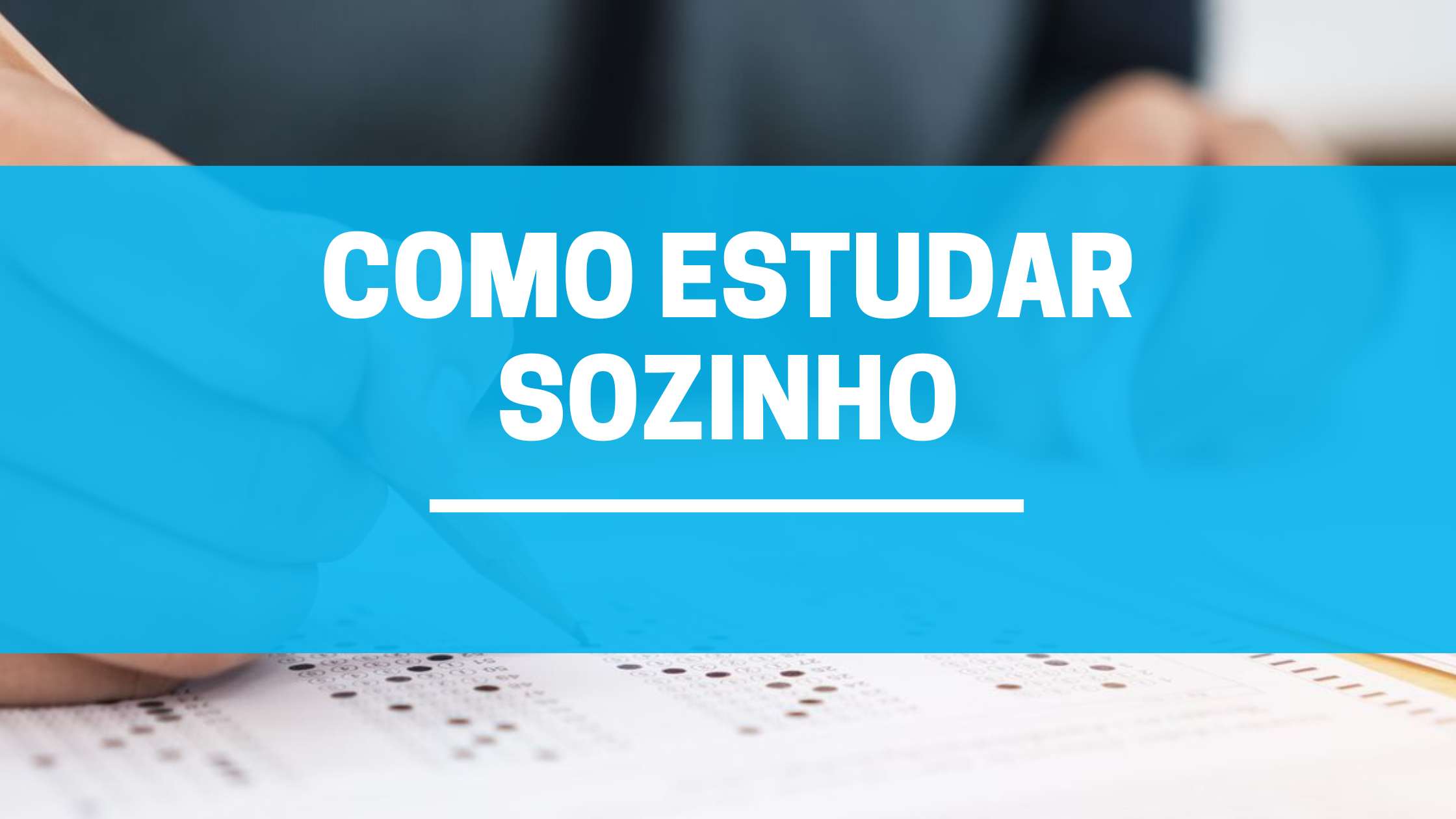 Como estudar para concursos sozinho | Blog EnConcursos